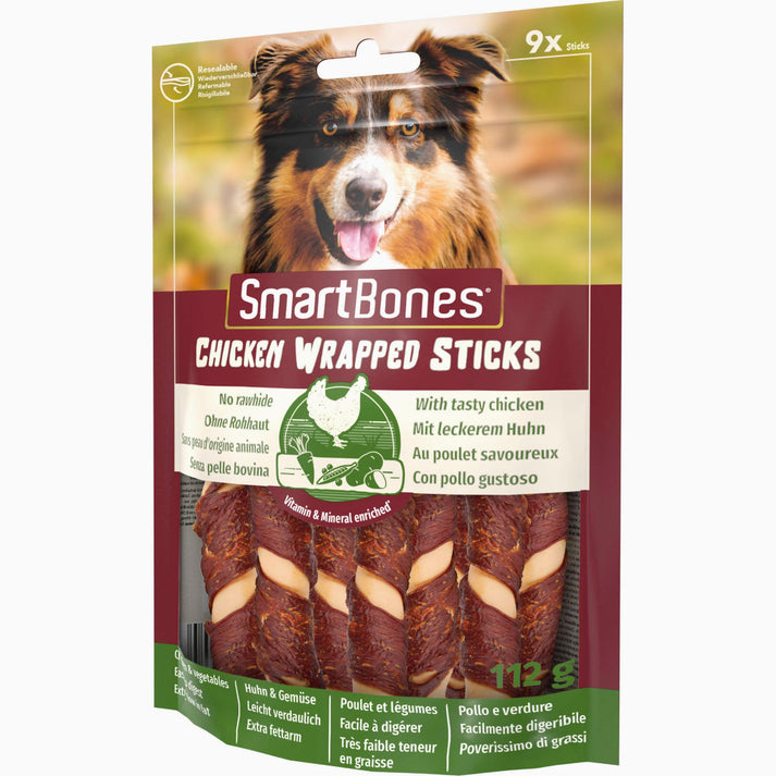 Smart Bones Chicken Wrap Sticks Mini – FALCO Pet shop
